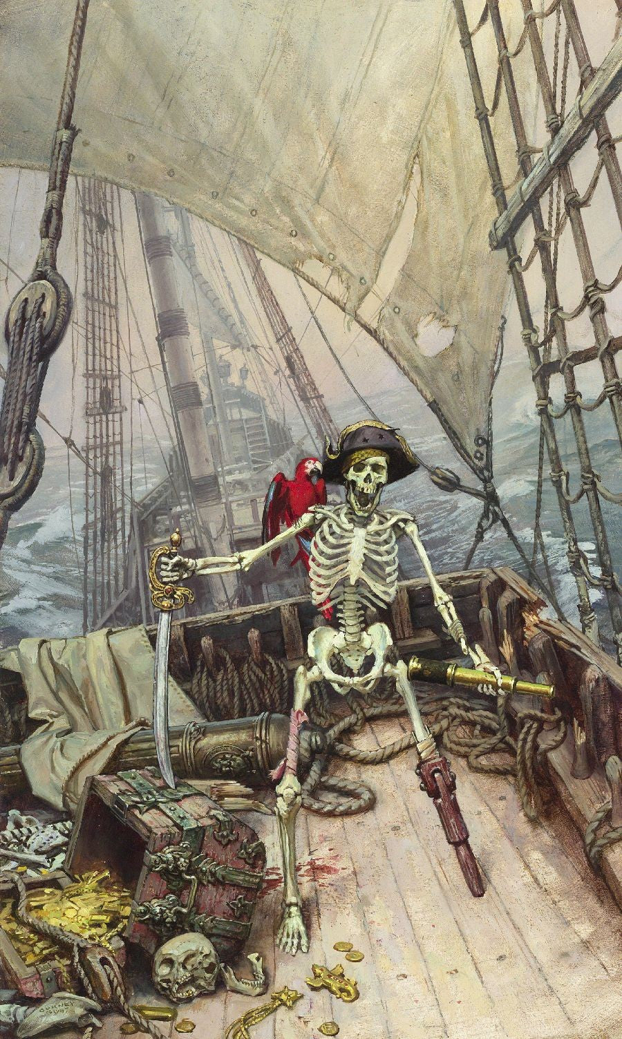 Skeleton Pirate Print – James Gurney